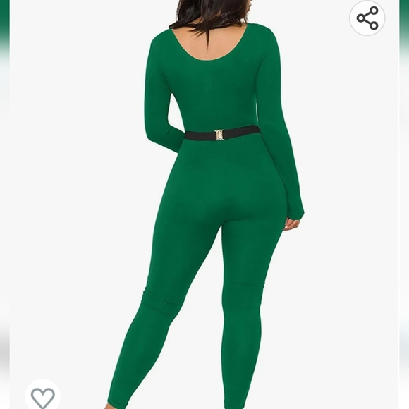 Pants & Jumpsuits | Nwot Green Jumpsuit | Poshmark